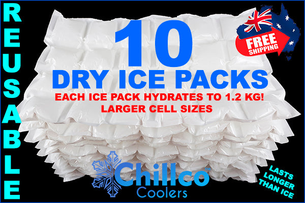 10 X Chillco Dry Gel Ice Packs – Chillco Coolers